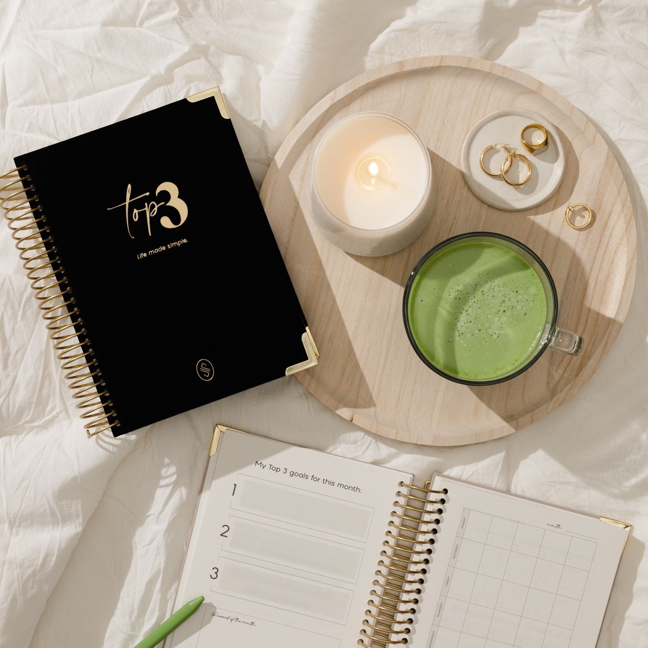 Top 3 Notebook, Black – Simplement & Co.