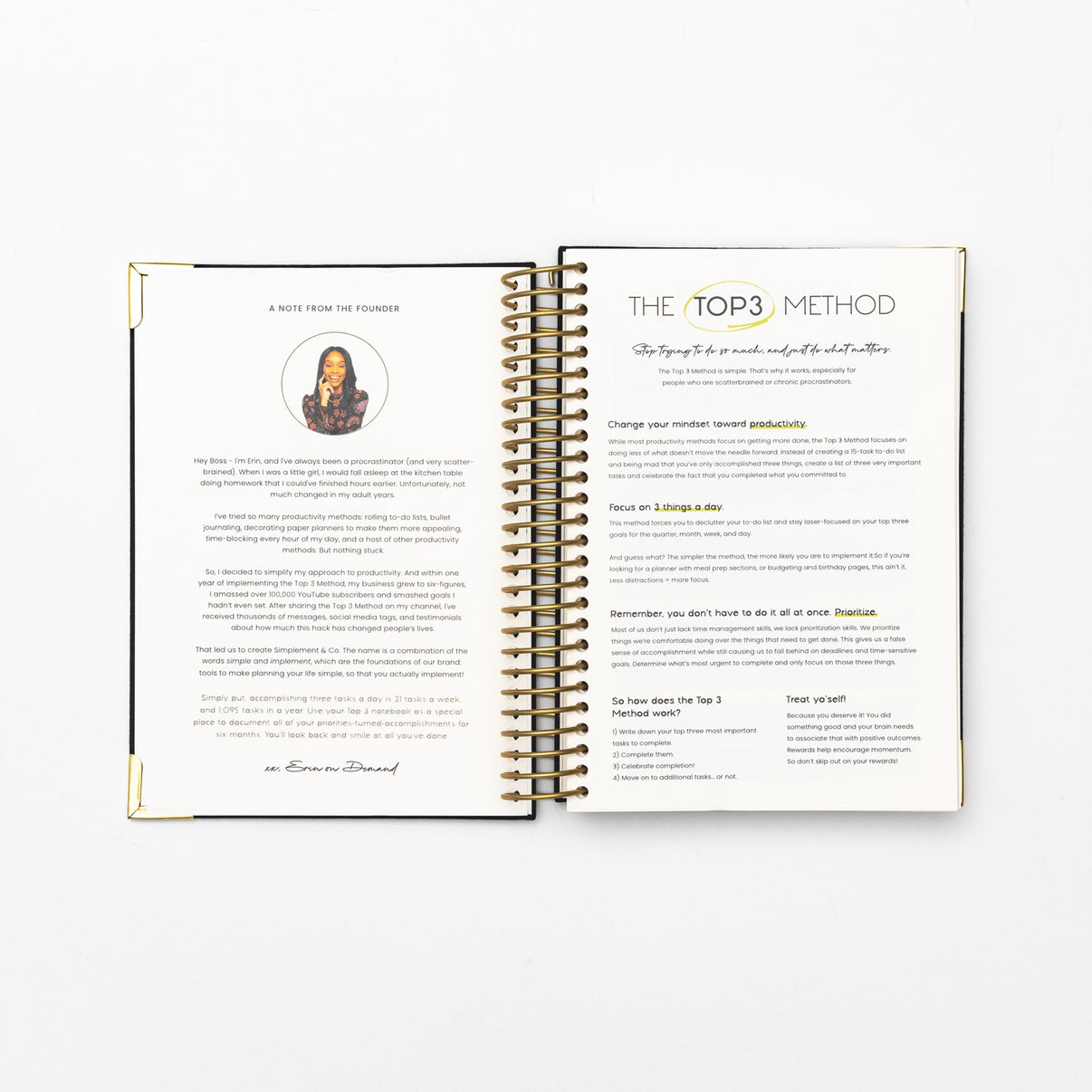 Top 3 Notebook, Taupe – Simplement & Co.